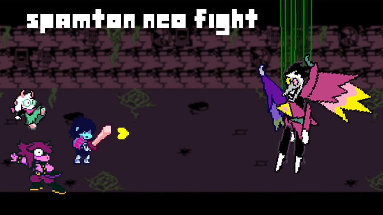 Deltarune Chapter 2 Spamton Neo Fight Acting Youtube