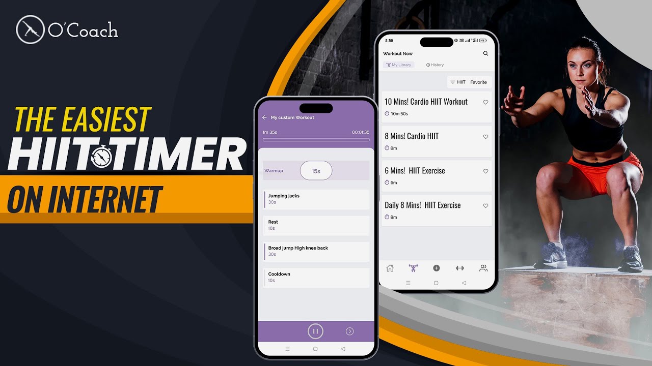 Create Your Custom Hiit Timer Workout With O Coach Youtube
