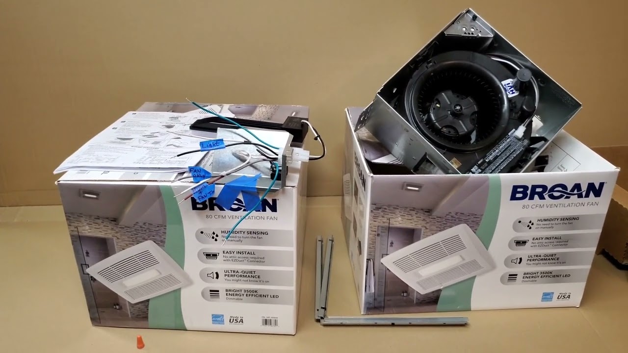 Costco Broan 80 Cfm Cst80sl Bathroom Fan Wiring Youtube