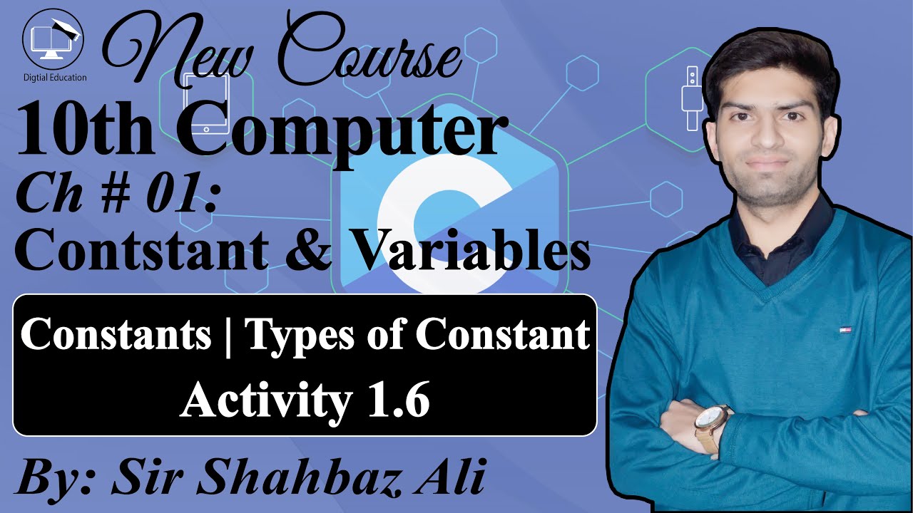 Constants Types Of Constants In C Constant Variables Activity 1