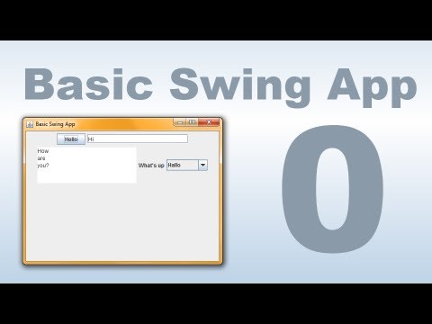 Java Swing 0 Basic Swing Tutorial Youtube