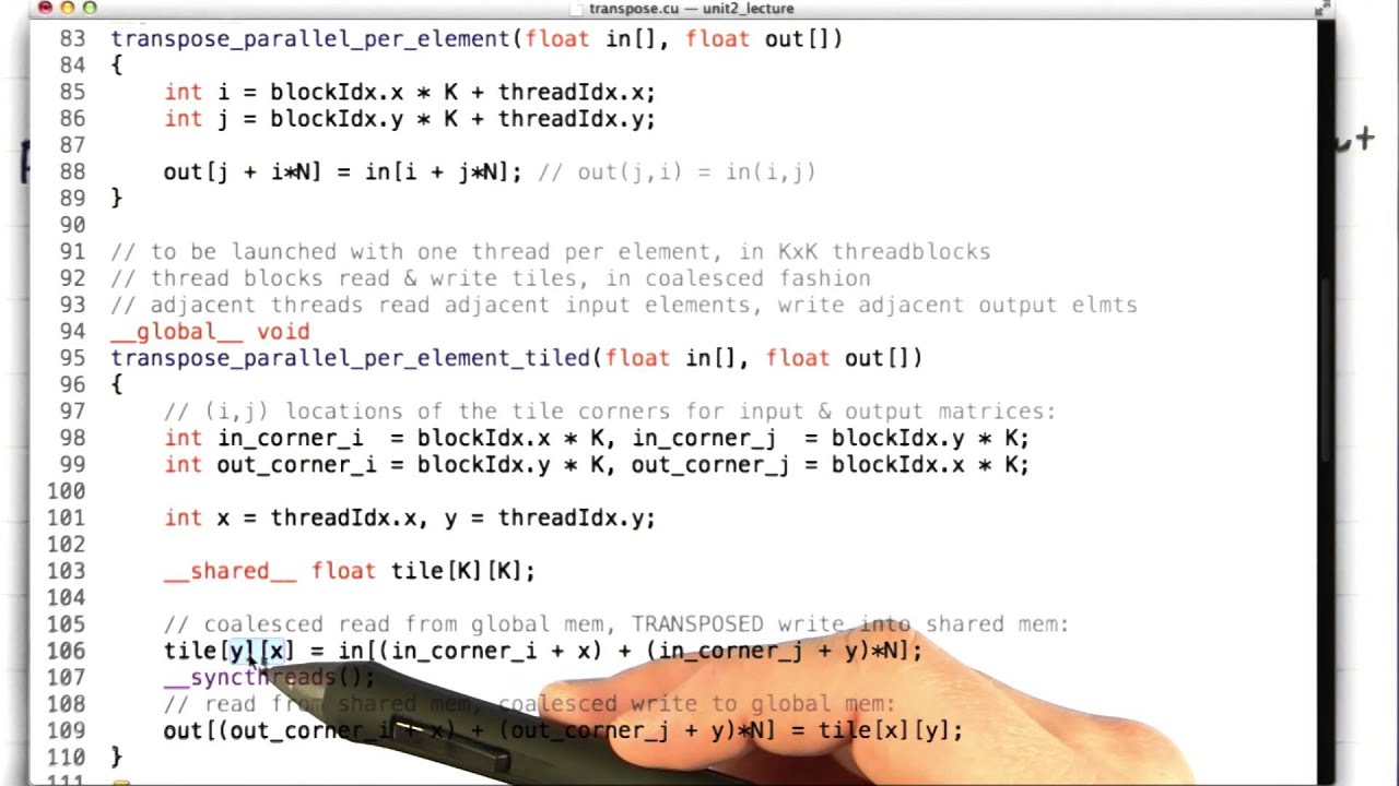 Tiling Intro To Parallel Programming Youtube