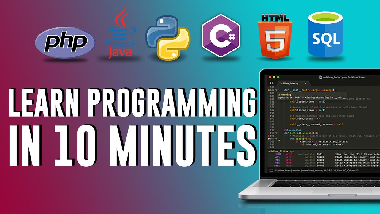 Intro To Programming Learn Programming In 10 Mins How To Learn