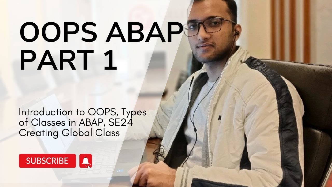 5 1 Introduction To Oops In Abap Programming Youtube