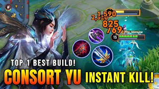 16 Kills Consort Yu Melts Tanks Instantly Top 1 Best Build Honor Of ...