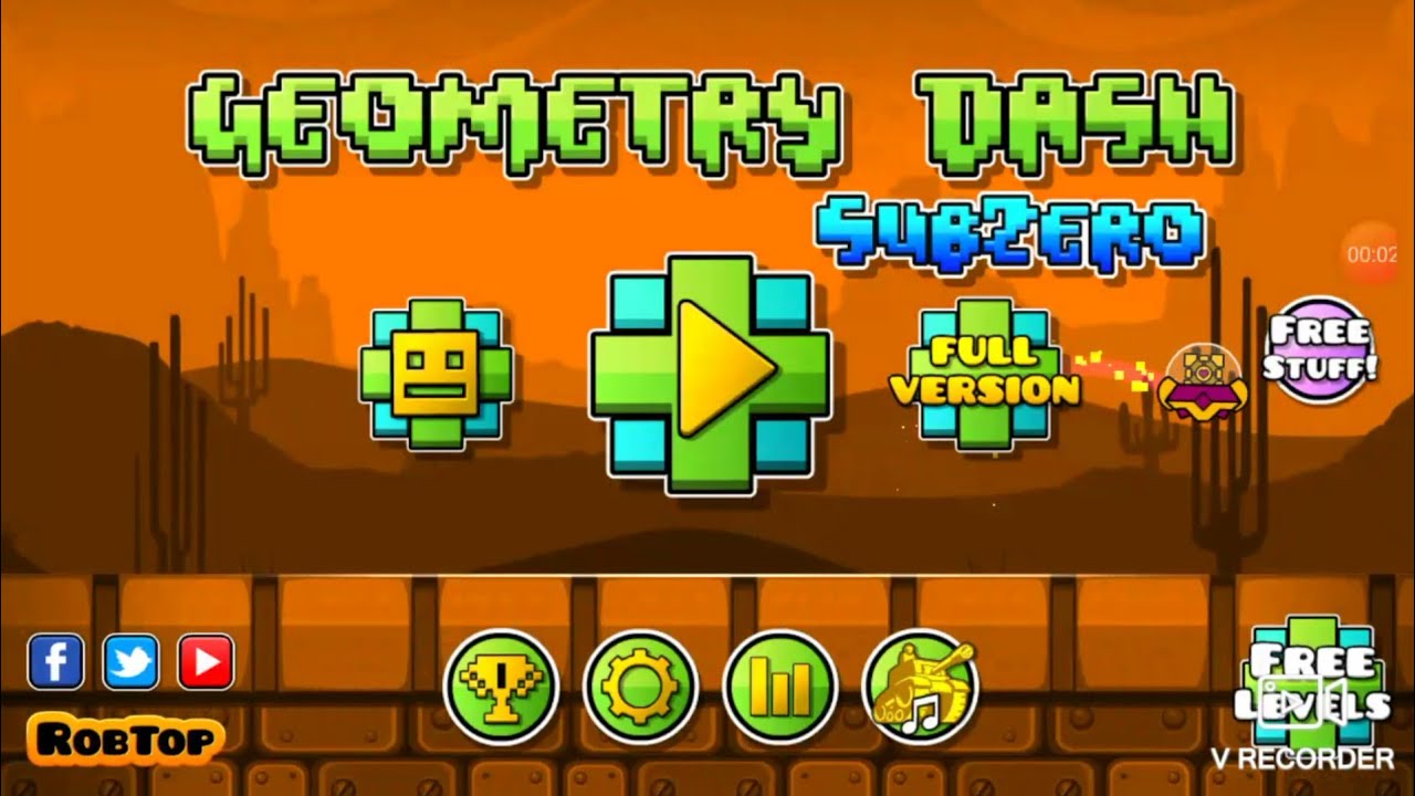 Geometry Dash Subzero My Training Ios Android Gameplay Cz