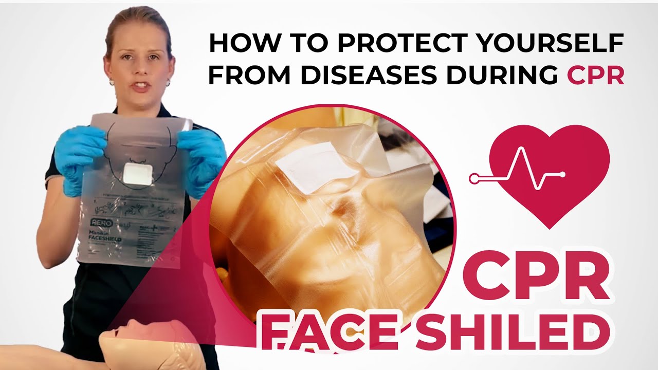 How To Use A Face Shield For Cpr Youtube