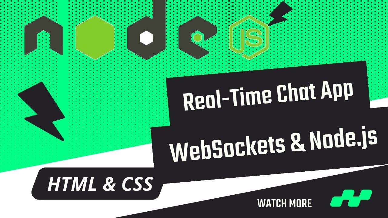 Build A Real Time Chat App With Node Js Websockets Html Css Full