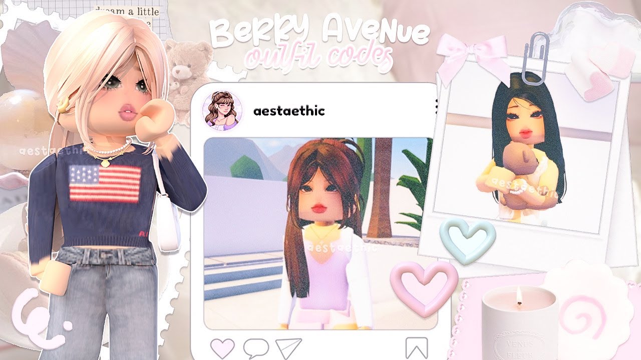 Berry Avenue Roleplay Outfit Codes Aestaethic Youtube
