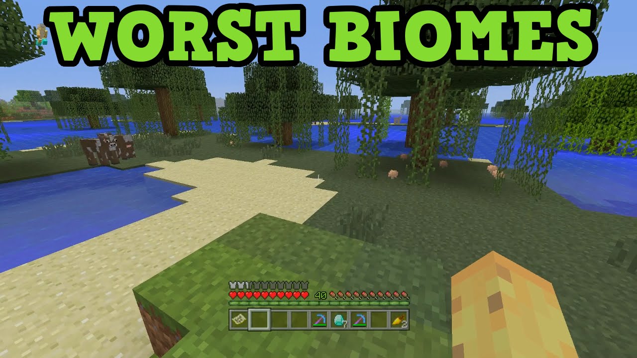 Minecraft Xbox One Ps4 Top 5 Worst Biomes Youtube