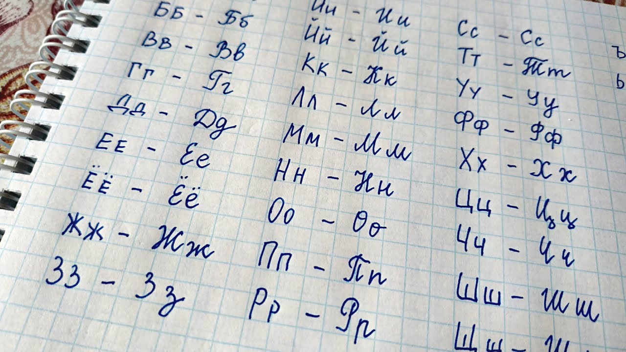 Russian Handwriting