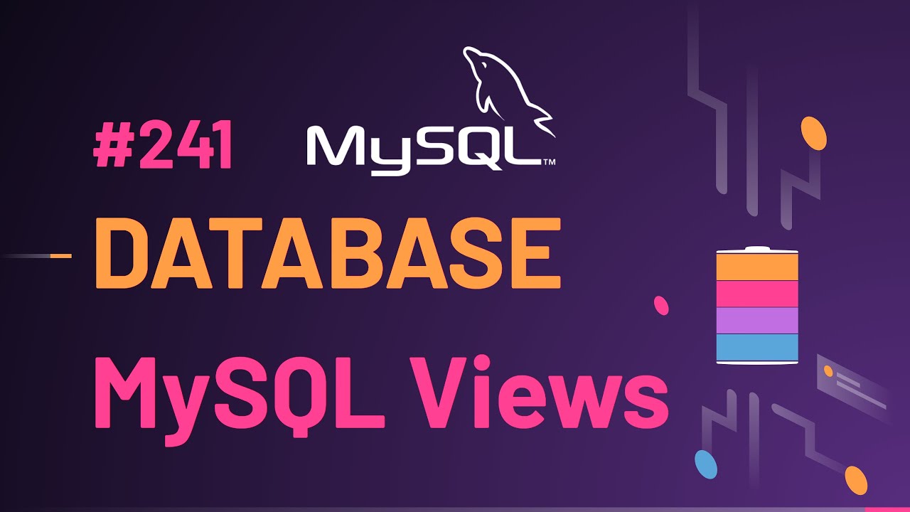 241 Mysql Database Views Practical Easy Explanation Database Mysql