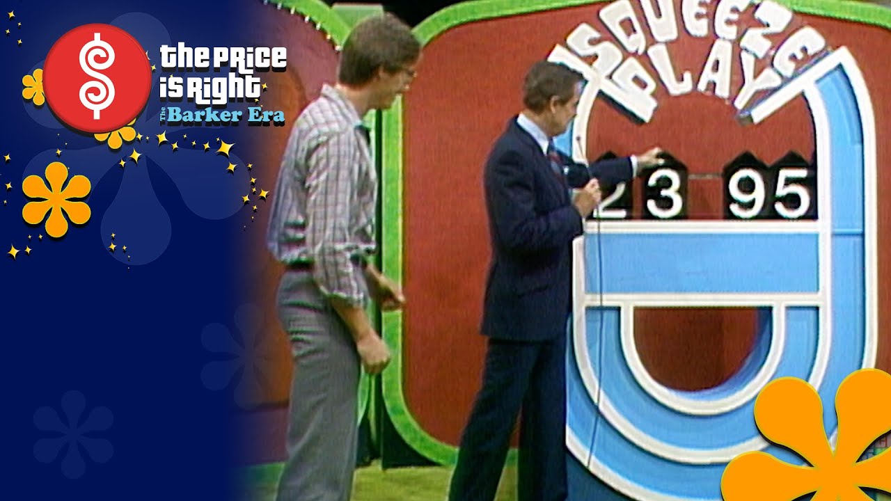 Blooper Bob Barker Gets A Surprise When He Moves The Squeeze Play