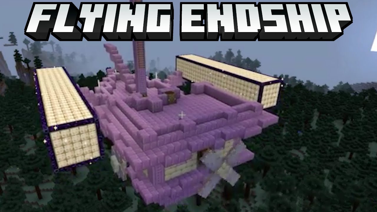 Flying End Ship In Minecraft Create Aeronautics Devlog Youtube