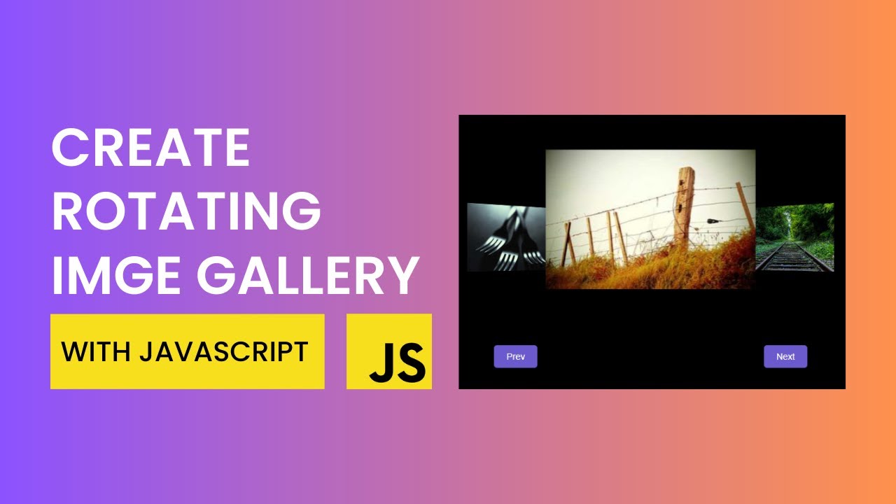 Create Rotating Image Gallery Using Javascript Youtube