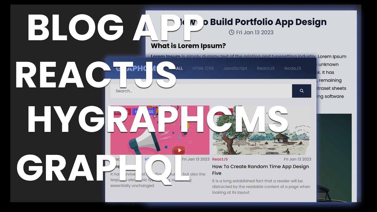 Build A Blog With Reactjs Hygraph Cms Graphql In 3 Hours рџ ґрџ ґрџљђ Youtube
