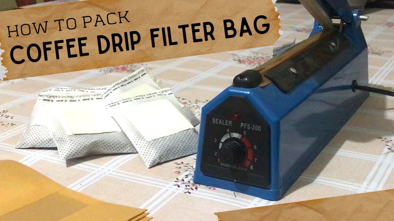 How To Pack Coffee Drip Filter Bag Youtube