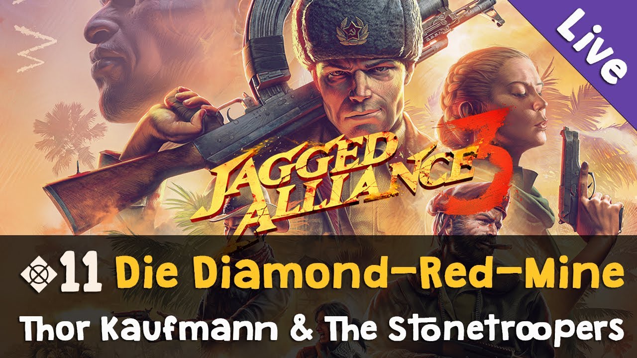 11 Die Diamond Red Mine Let S Play Jagged Alliance 3 Livestream
