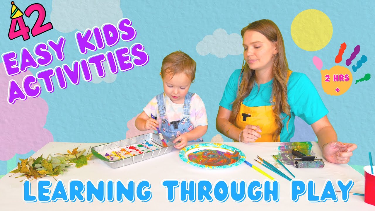 42 Easy Kids Activities To Do At Home Learning Through Play Toddler