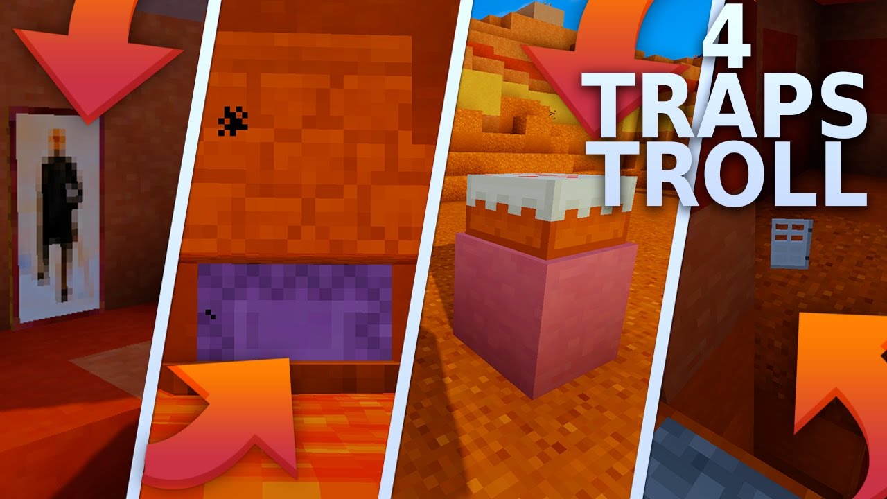 4 Trap Pour Troll Minecraft Youtube