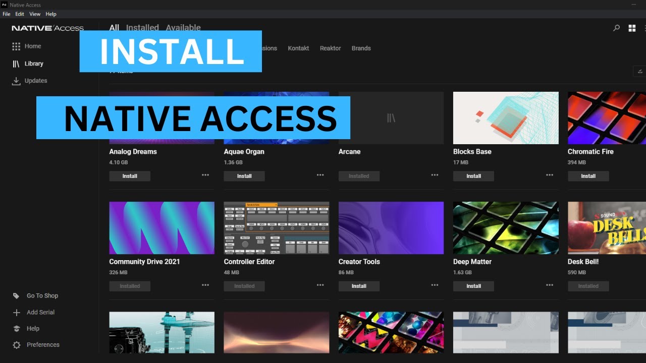 How To Download And Install Native Access Youtube