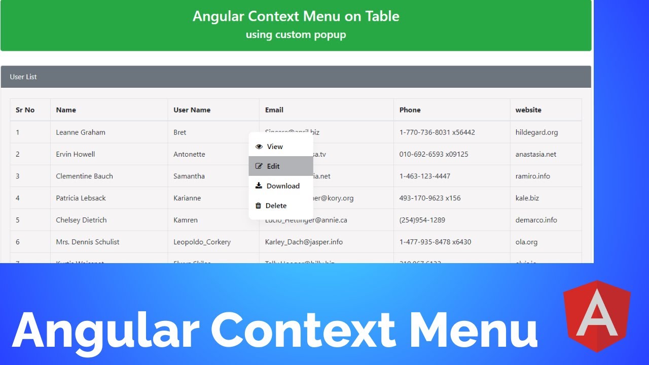 Custom Context Menu In Angular Create Context Menu In Angular