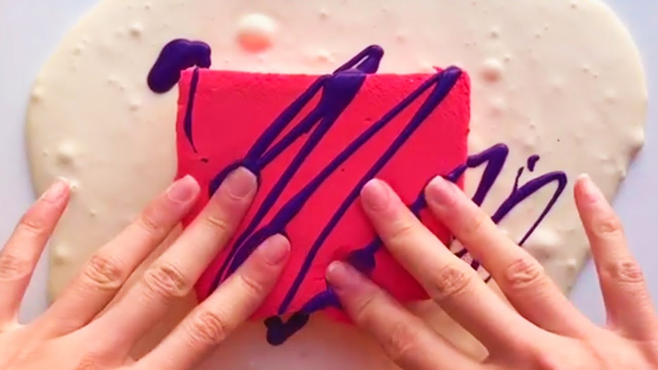 Relaxing Slime Asmr Clay Slime Mixing 3 Youtube