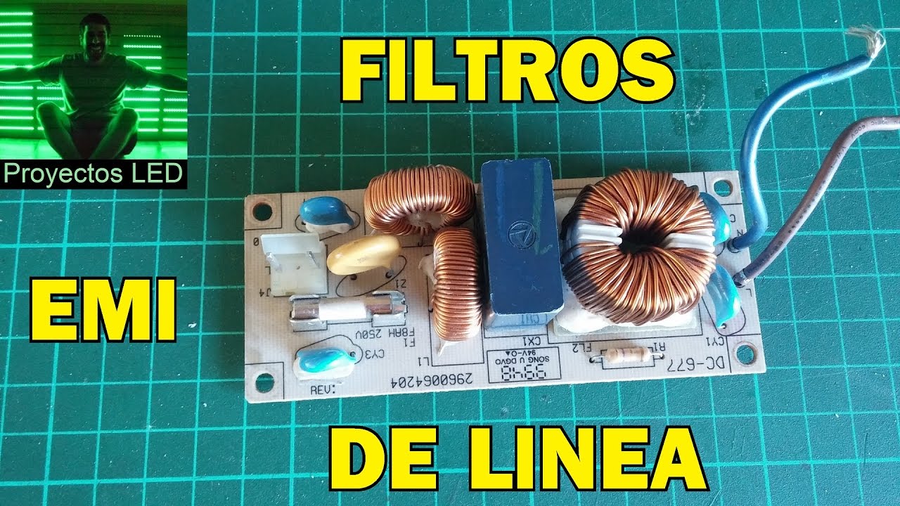 Probando Filtros De Linea Emi Interferencia Electromagnética Youtube