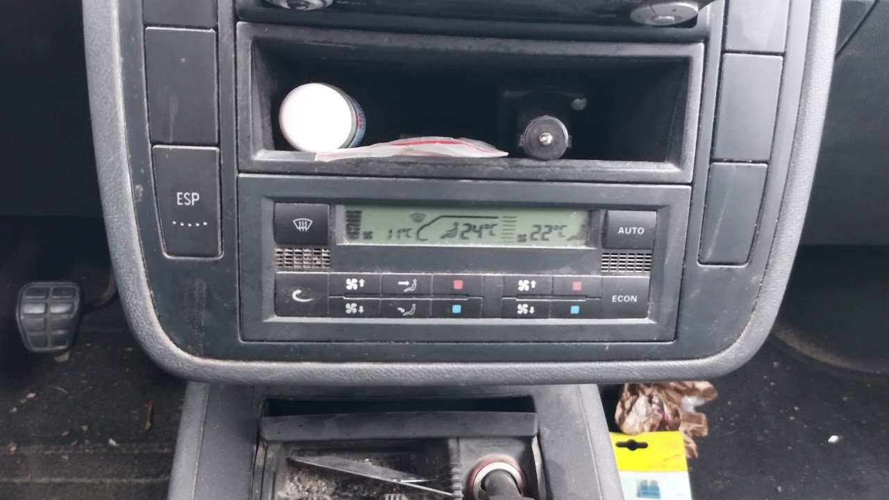 Vw Sharan Climatronic Fehler Youtube