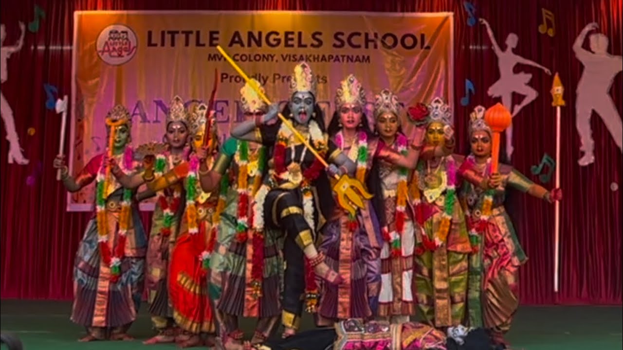 Ananya S Dance Performance As Kaali In Navadurga Aigirinandini Little