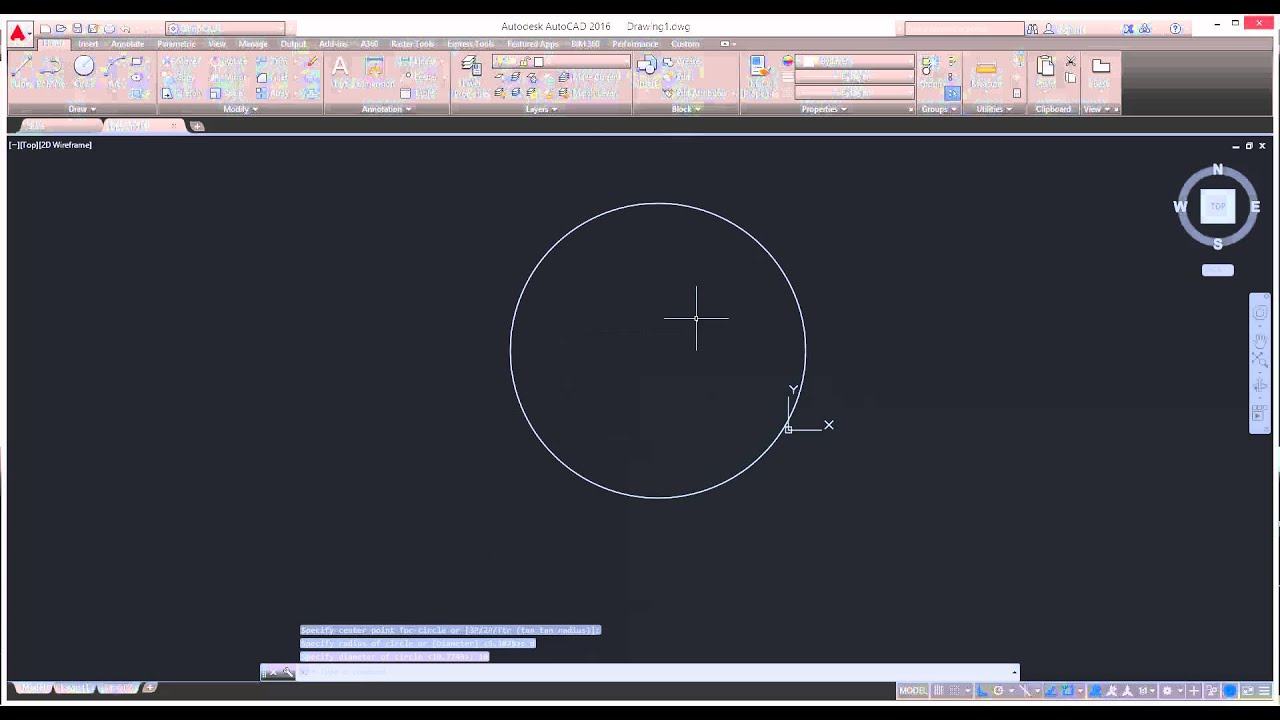 Drawing In Autocad Circle At John Heidt Blog
