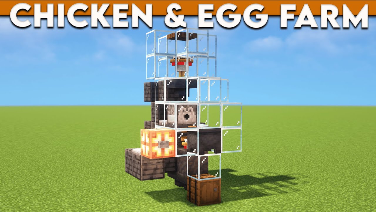 Easy Chicken Egg Farm For Minecraft 1 21 8 Java Edition Minecraft