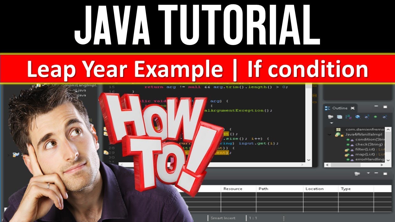 Java Leap Year Example Java Tutorial 2022 Youtube
