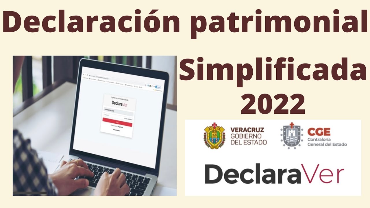 Declaración Patrimonial Simplificada Declaraver Youtube