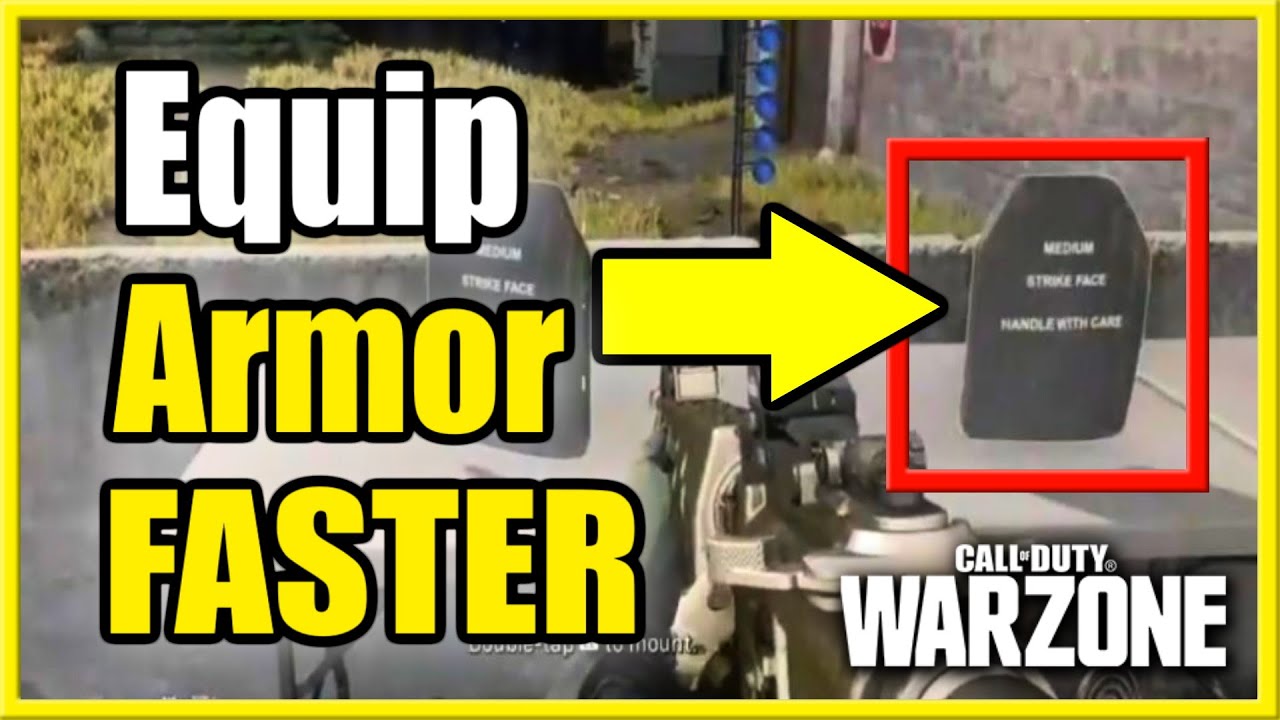 How To Put Armor Plates On Faster In Cod Warzone On Controllers Ps4