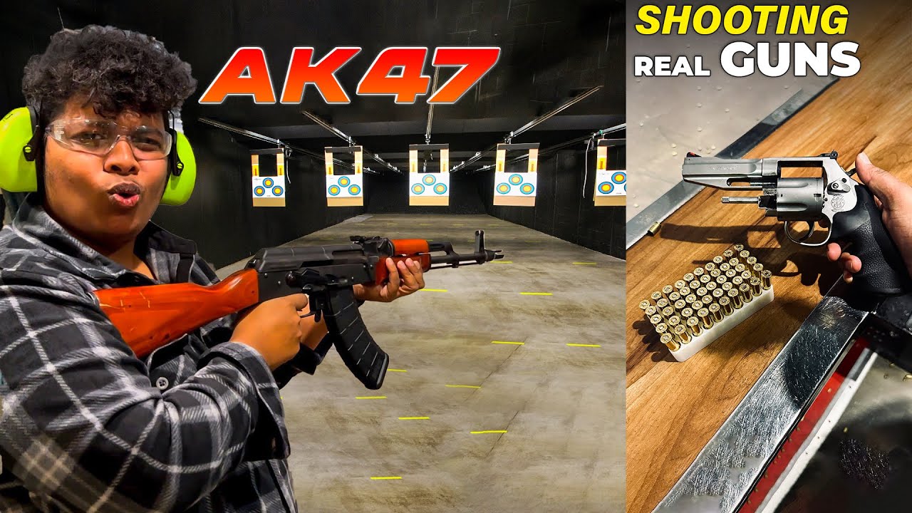 Ak 47рџ ґshooting Real Gun In Range America Irfansview Youtube