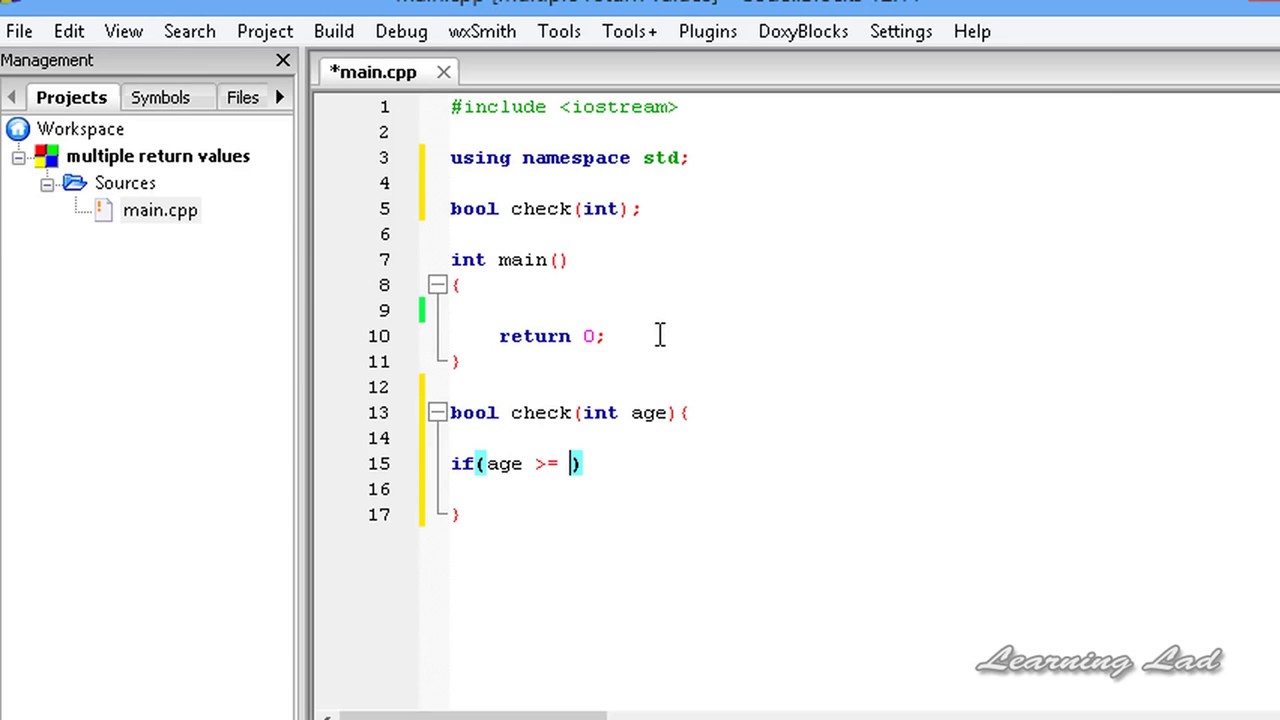 Lecture 30 C Multiple Return Statements In Functions C Youtube