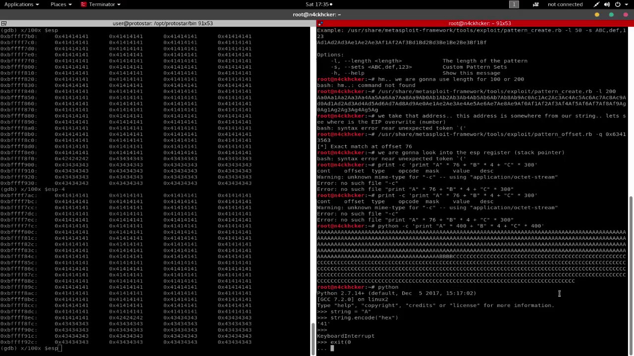 Linux Buffer Overflow Shellcode Youtube
