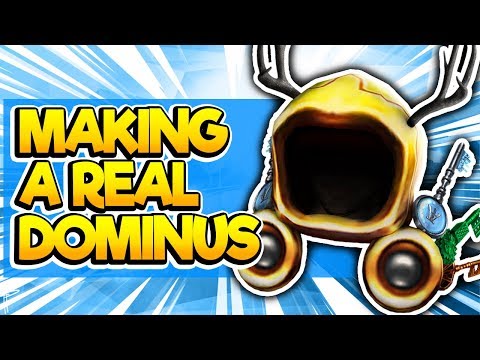 Making A Real Dominus Roblox Youtube
