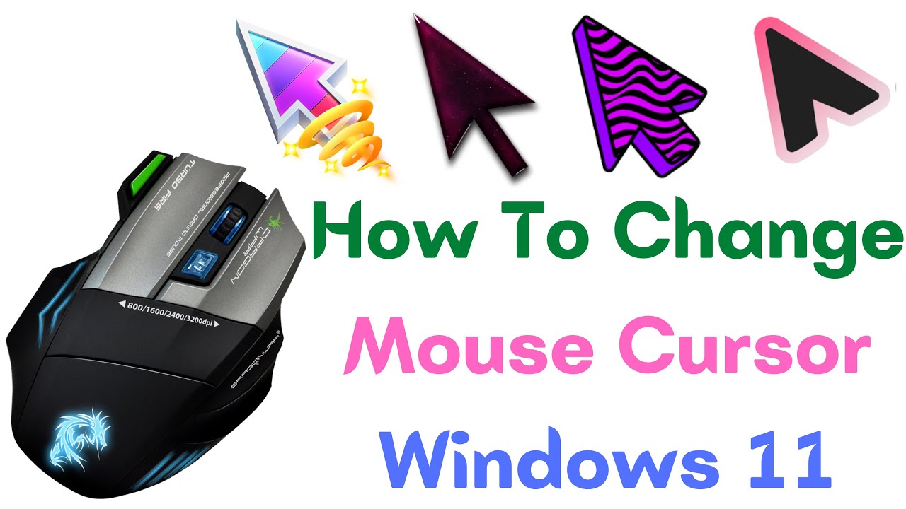 How To Change Mouse Cursor On Windows 11 Youtube
