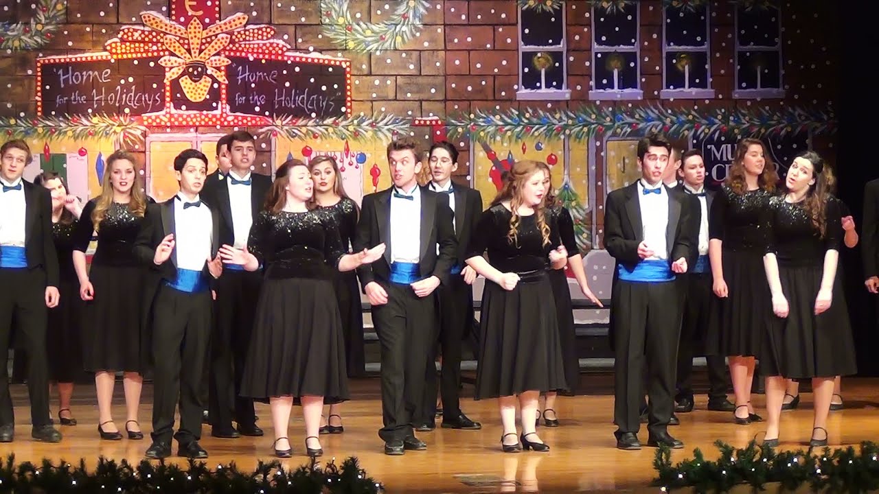 Varsity Choir Singing Let It Snow Winter Wonderland 12 05 2015