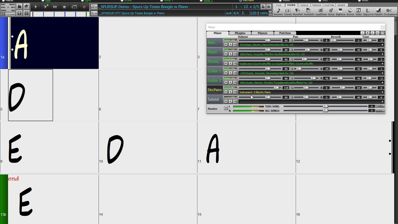 Band In A Box Importing Midi Using Advanced Settings Youtube
