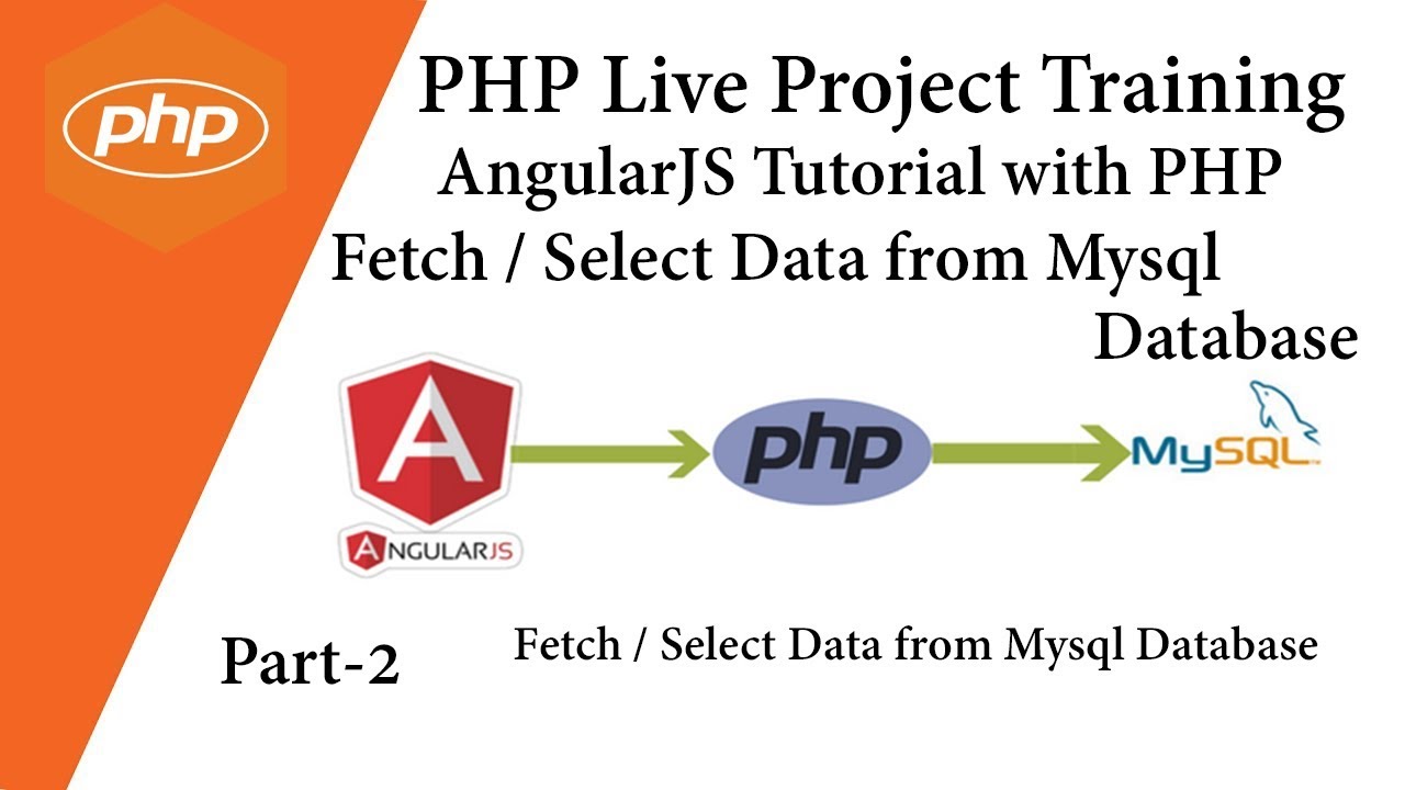 Php Live Project Training рџ ў Angularjs Tutorial With Php рџ ў Fetch