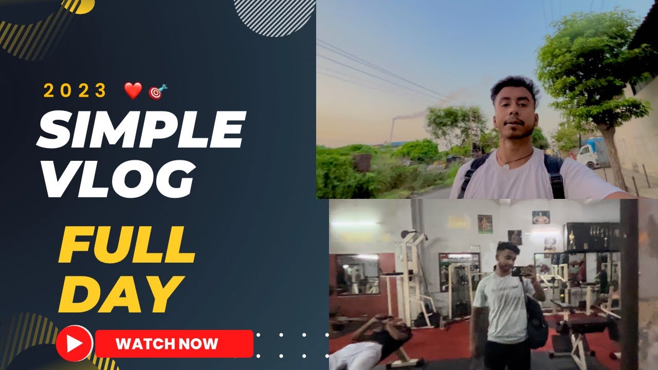 Gym Vlog New Vlog 2023 Full Day Vlog How To Make Vlog My