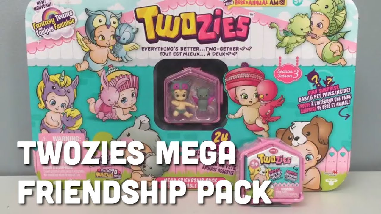 Twozies Season 3 Mega Friendship Pack Toy Tiny Youtube