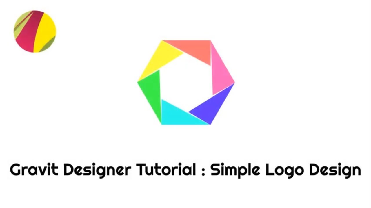Simple Logo Design Tutorial Gravit Designer Youtube