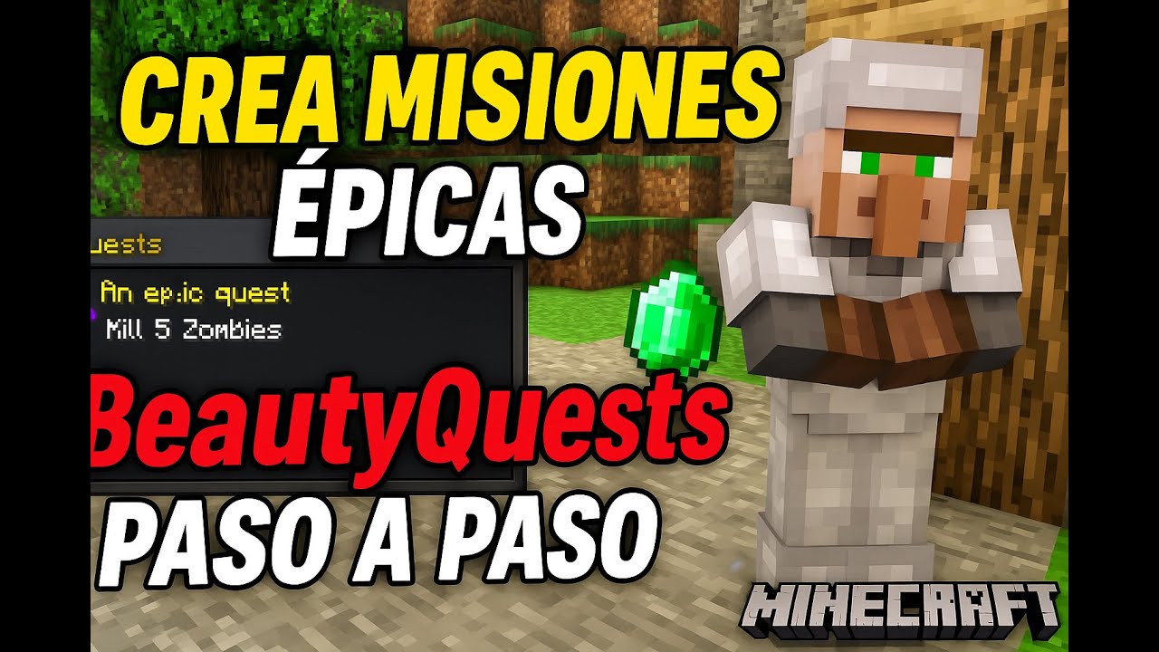 Cómo Usar El Plugin Beautyquests En Minecraft Guía En Español 2025