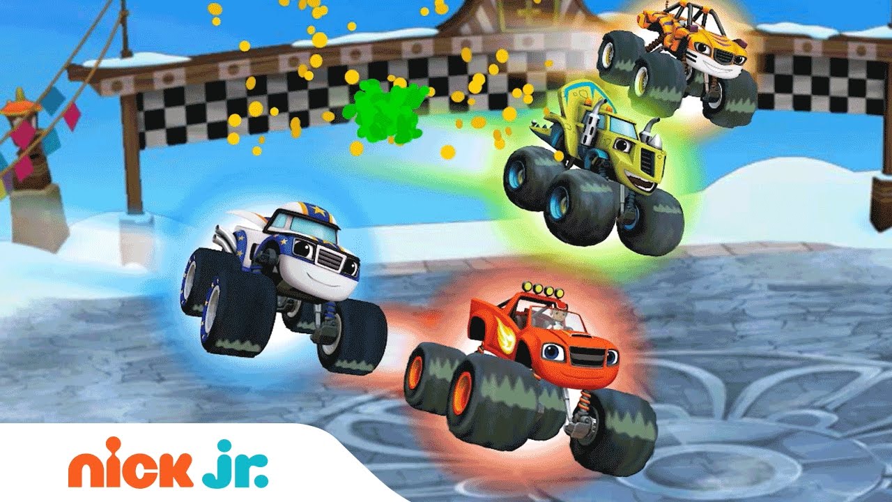 Blaze And The Monster Machines Race To The Top Of The World Official