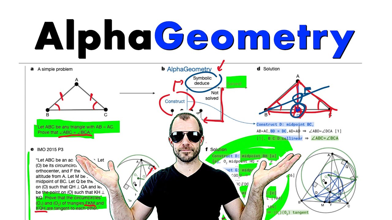Alphageometry Solving Olympiad Geometry Without Human Demonstrations