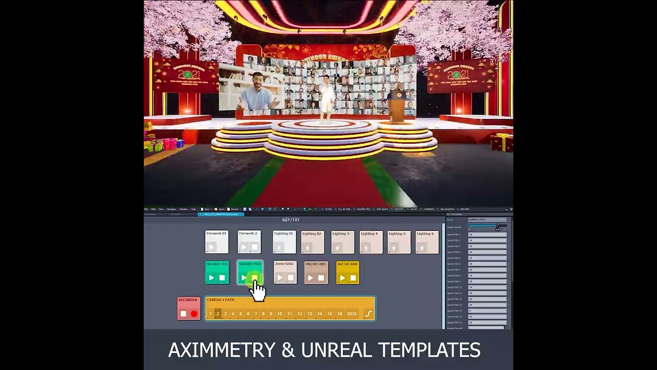 Aximmetry Virtual Studio Dmx Templates Event 3dvirtualstudioset